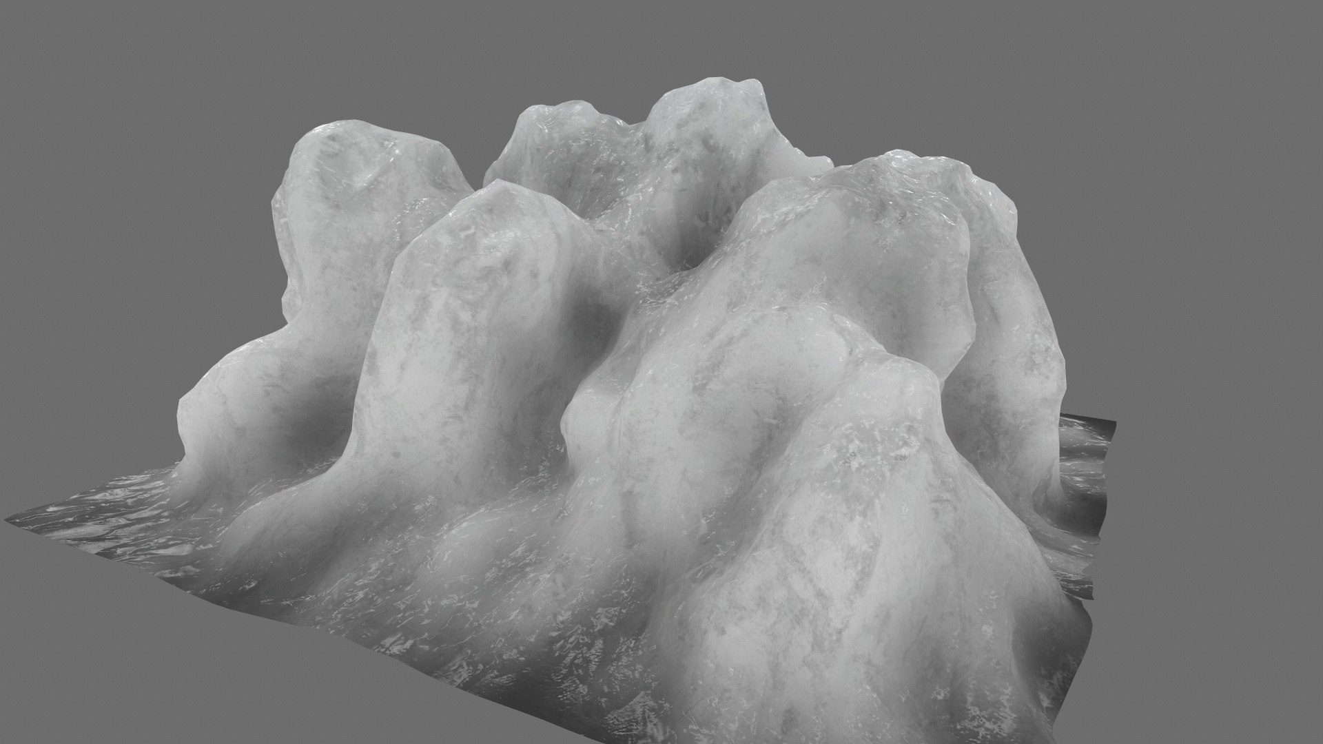 3D ice snow model - TurboSquid 1174133