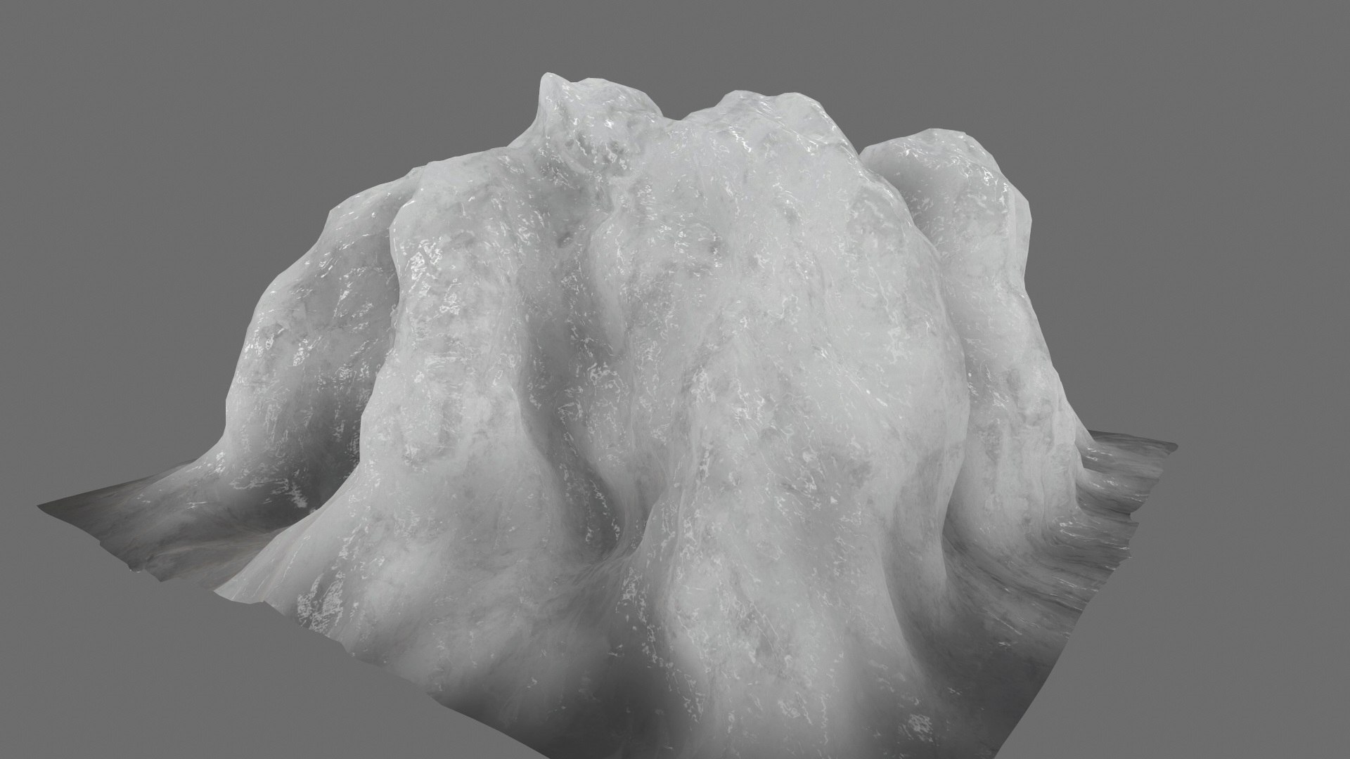 3D ice snow model - TurboSquid 1174133