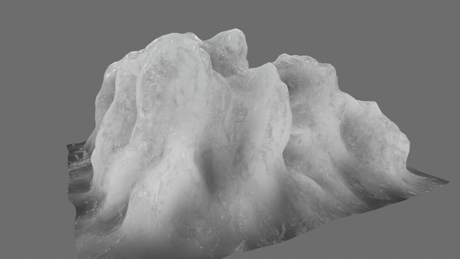 3D ice snow model - TurboSquid 1174133