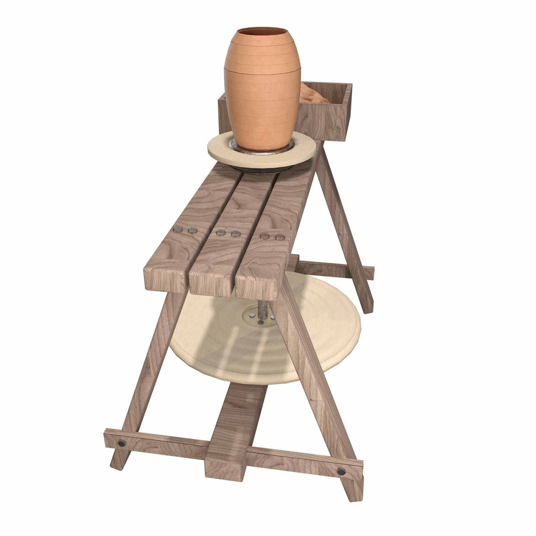 Medieval Pottery Wheel 3D Model - TurboSquid 1517224