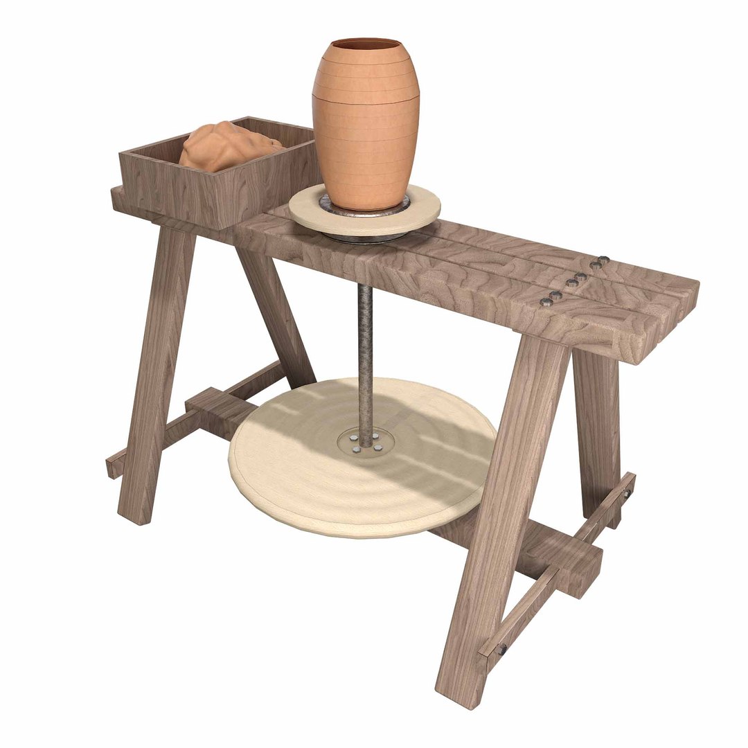 Medieval Pottery Wheel 3D Model - TurboSquid 1517224