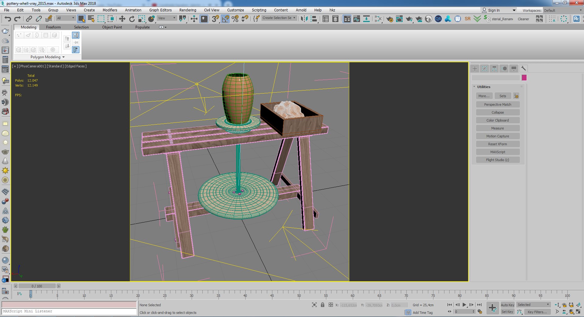 Medieval Pottery Wheel 3D Model - TurboSquid 1517224