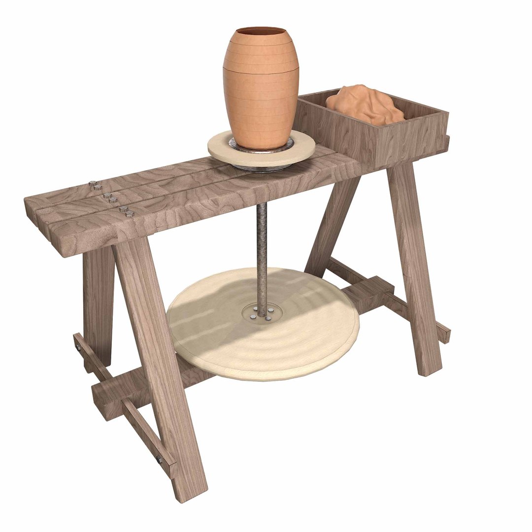 Medieval Pottery Wheel 3D Model - TurboSquid 1517224