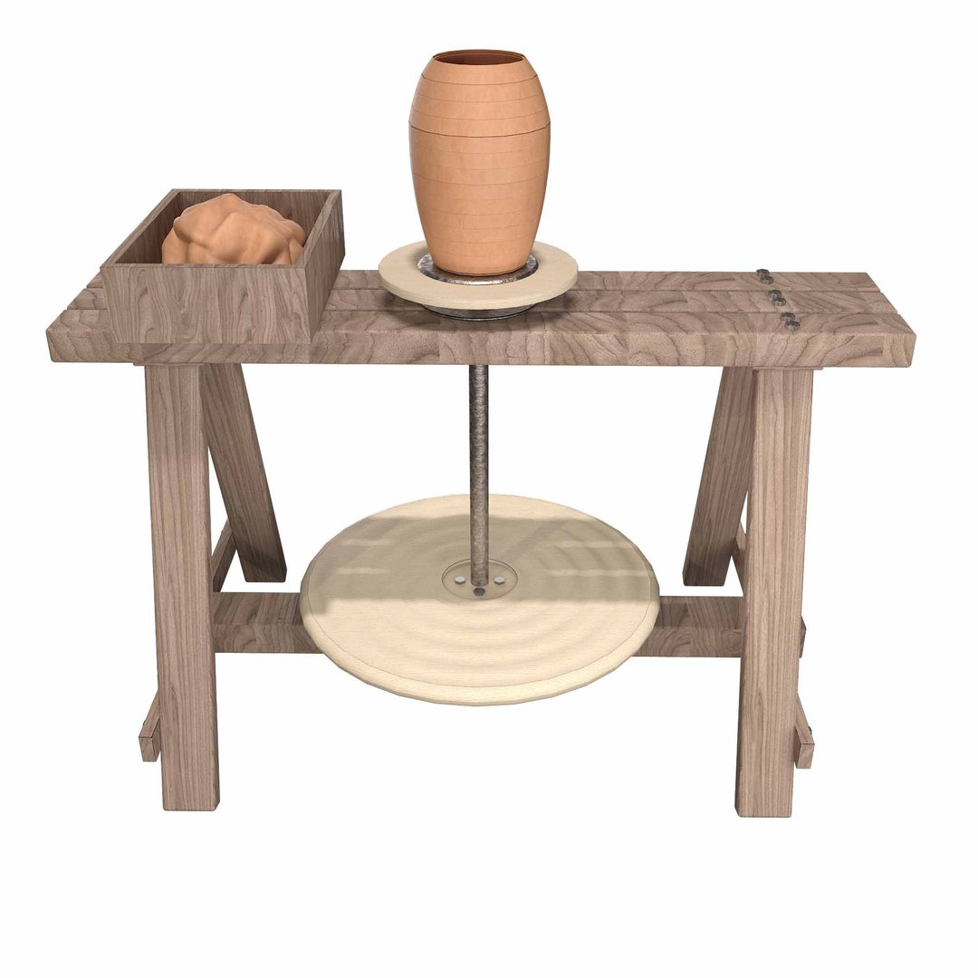 Medieval Pottery Wheel 3D Model - TurboSquid 1517224