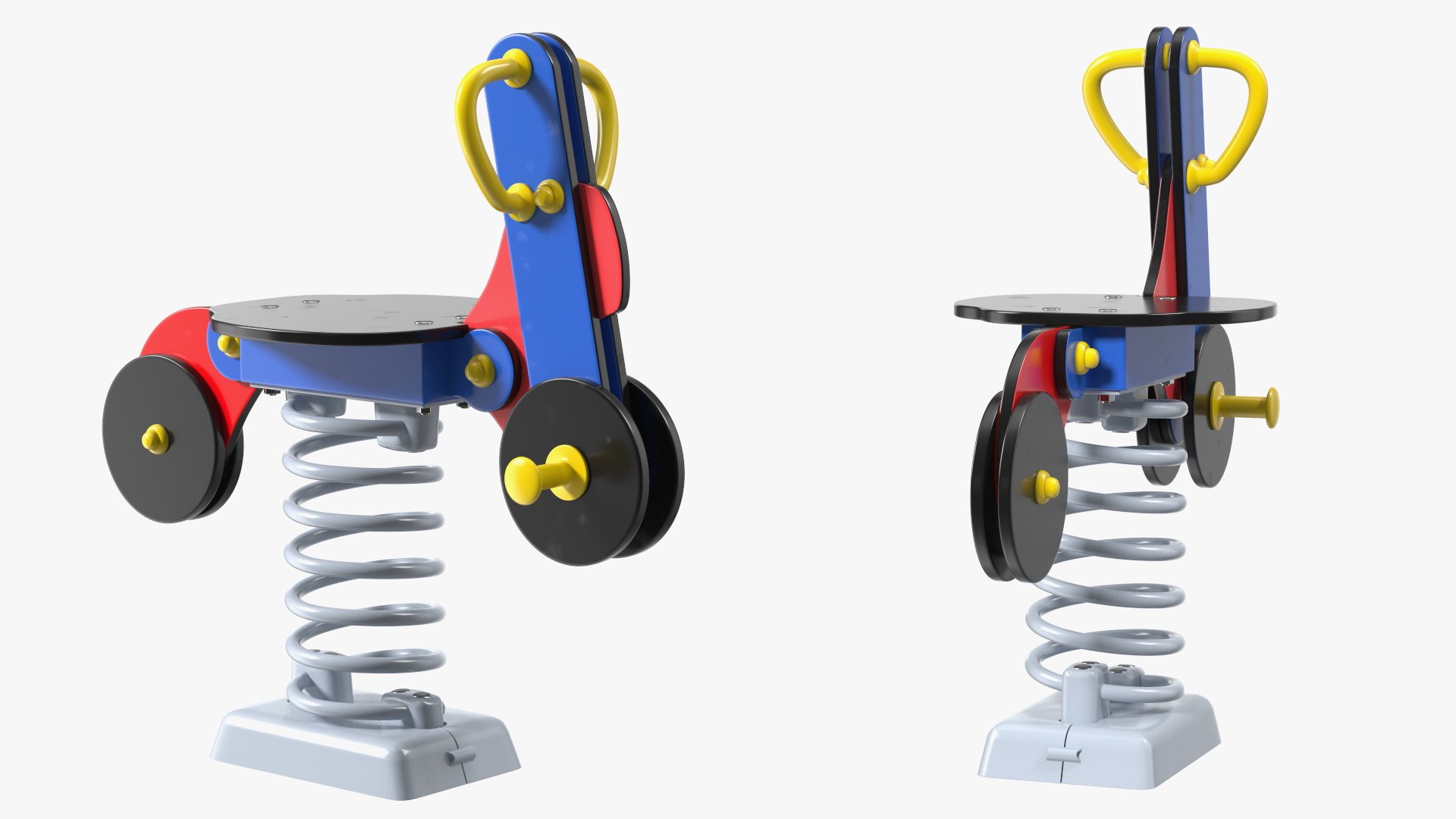 3D Playground Motorbike Springer - TurboSquid 2076317