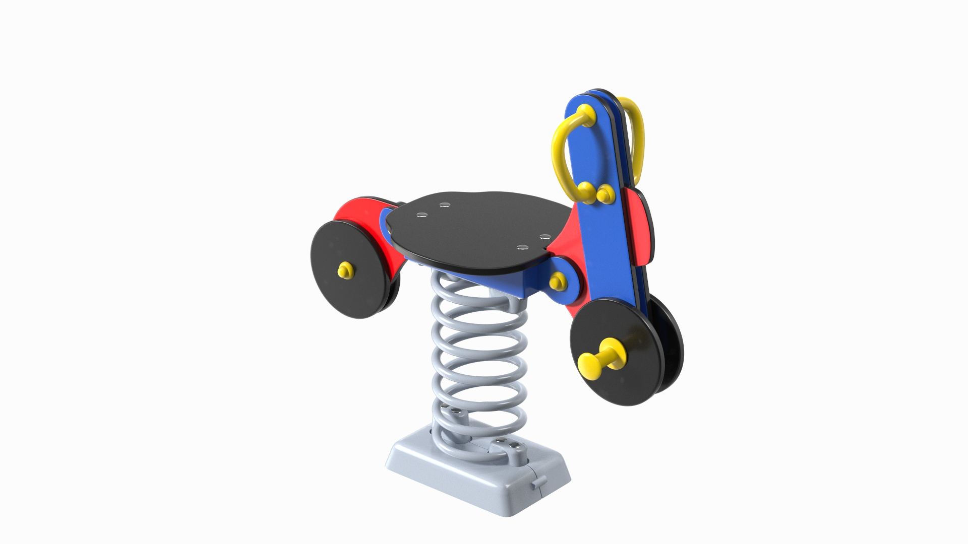 3D Playground Motorbike Springer - TurboSquid 2076317