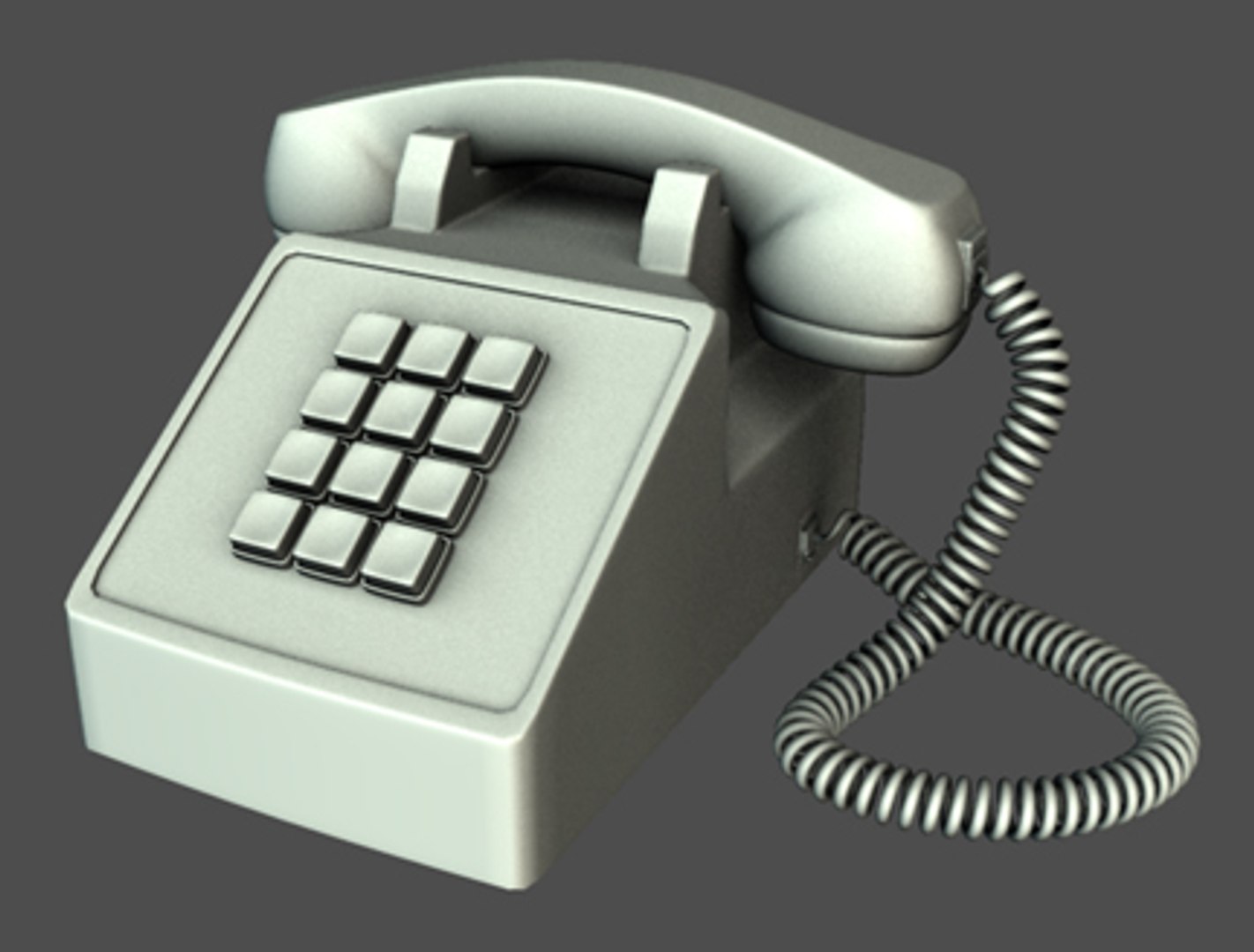 3d Model Telephone Office