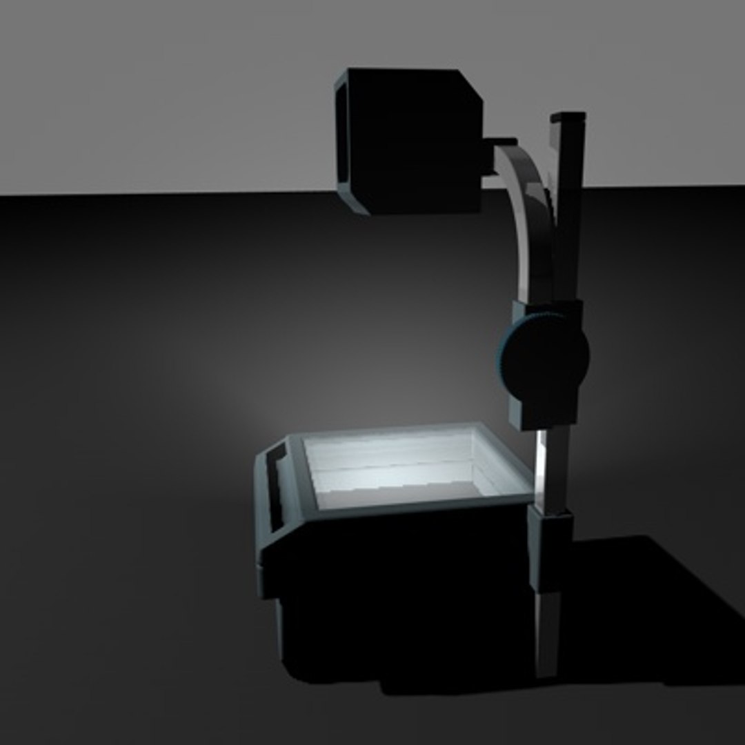 Overhead Projector 3d Model