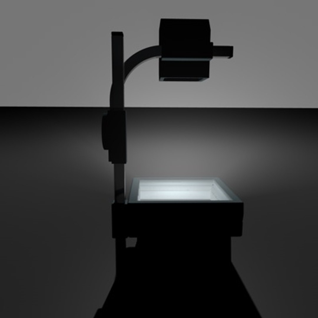 Overhead Projector 3d Model