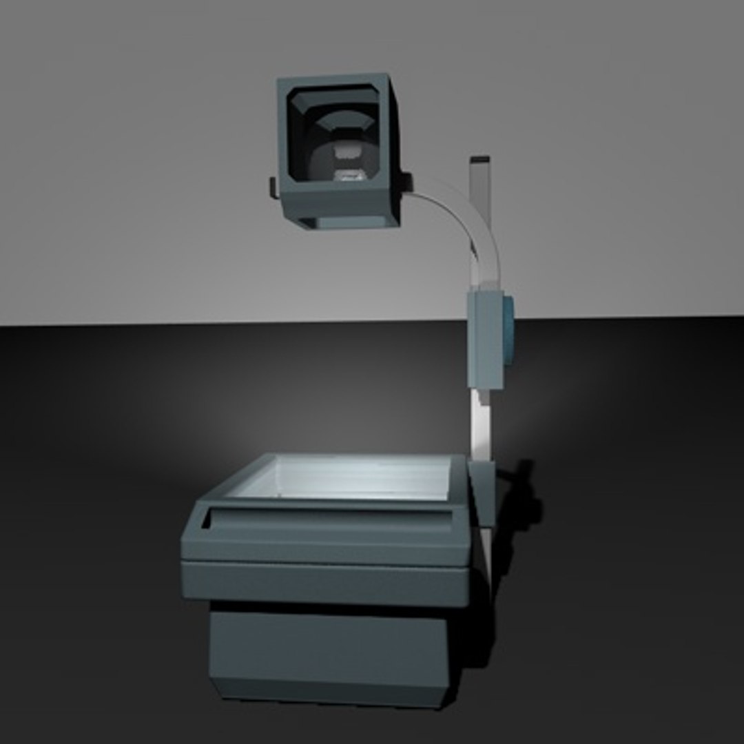 Overhead Projector 3d Model