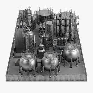 Download Free & Premium Refinery 3D Models | TurboSquid