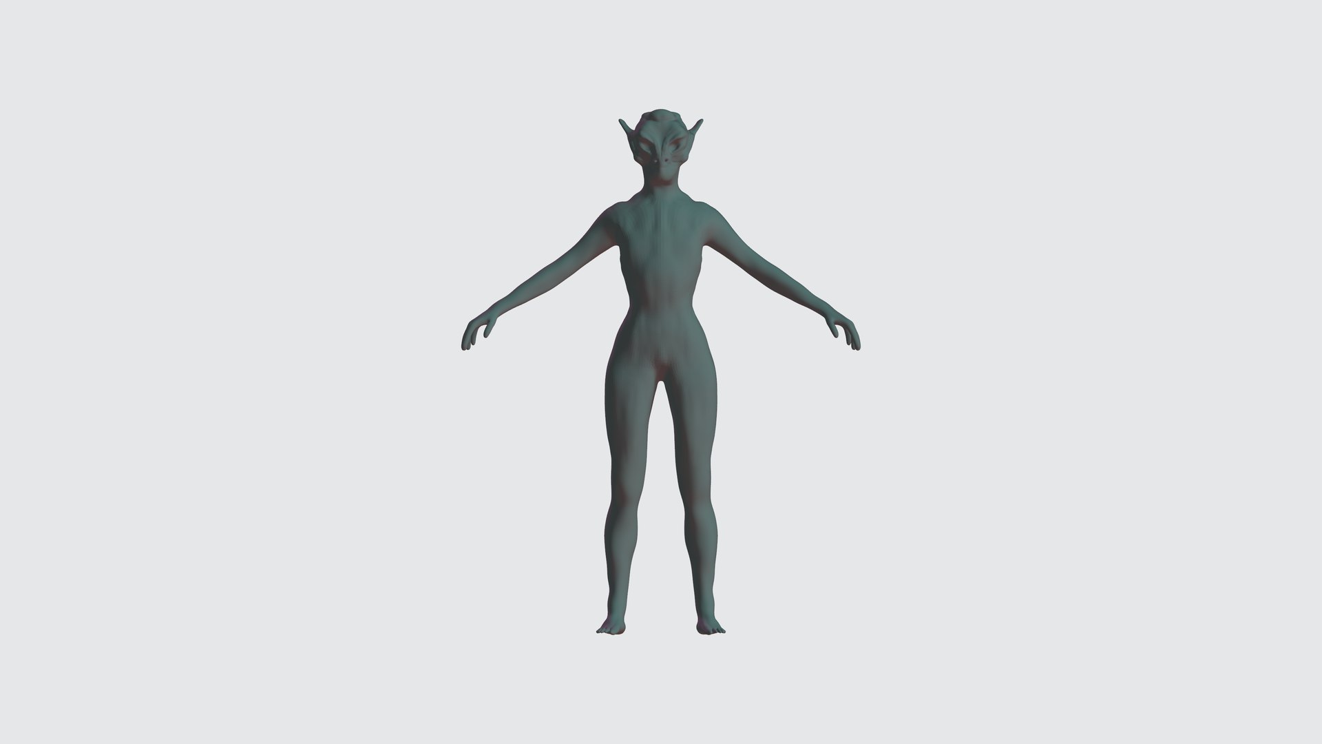 Free Humanoid Creature 3D Model - TurboSquid 2198461
