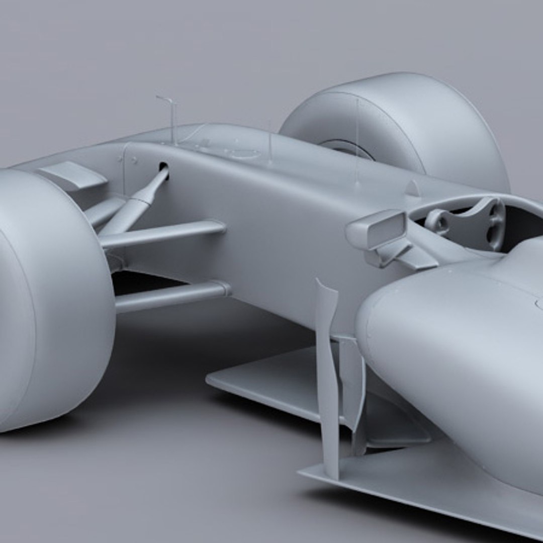 3d Mercedes Gp F1 2010 Model