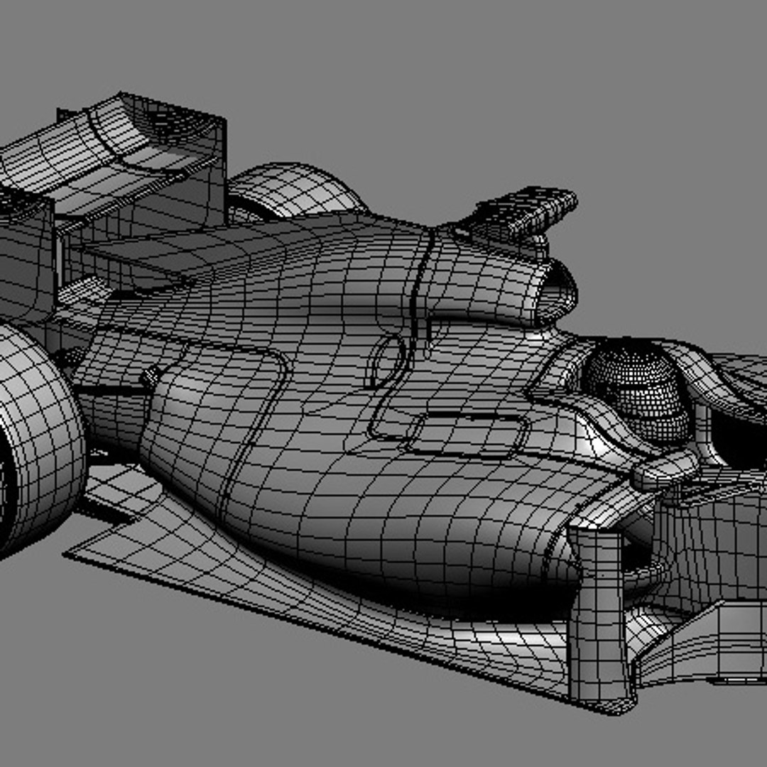 3d Mercedes Gp F1 2010 Model