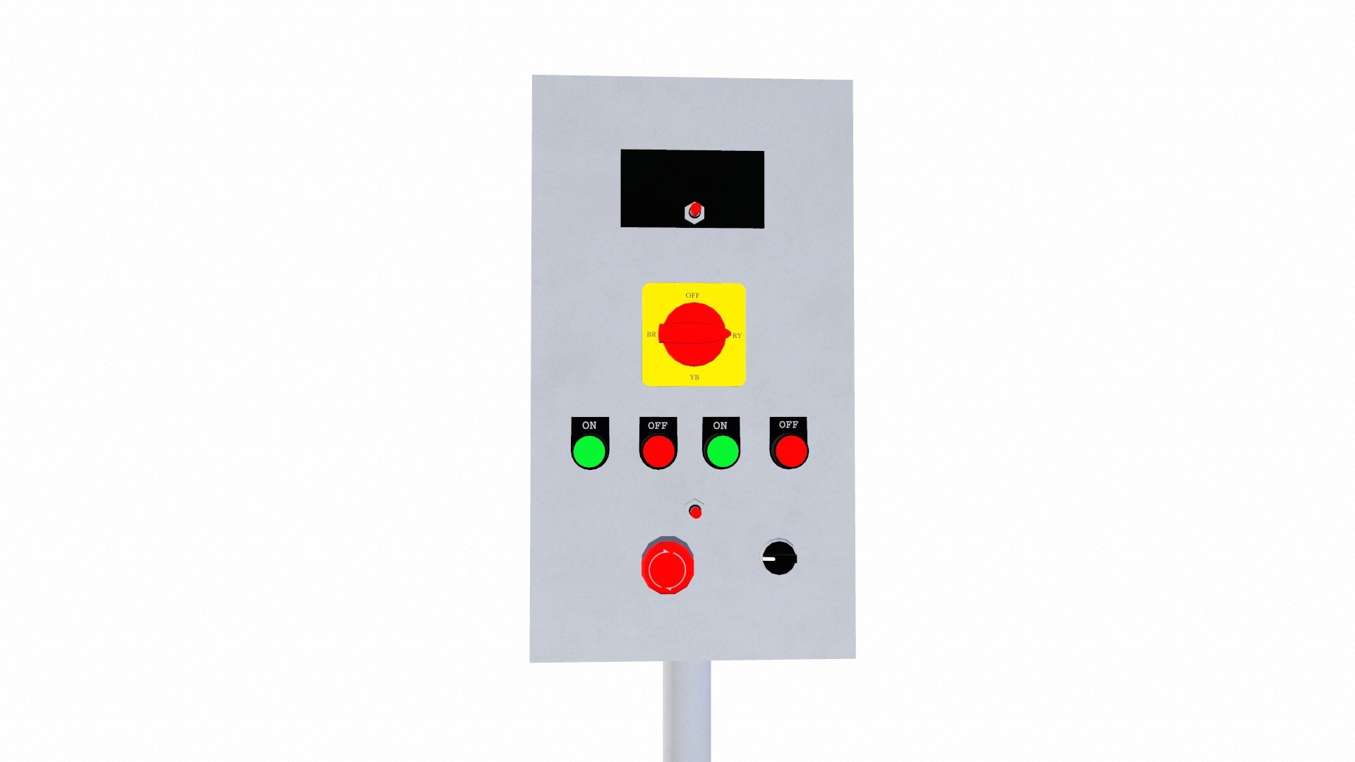 Control Panel Model - TurboSquid 2334200