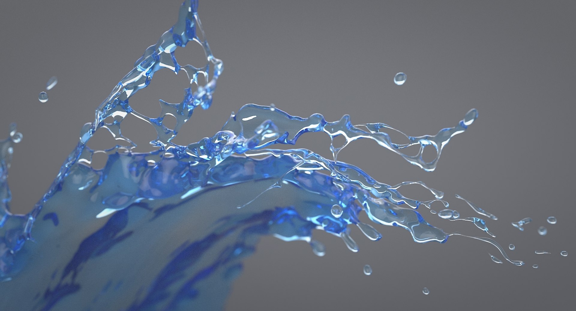 3D abstract splash - TurboSquid 1384465