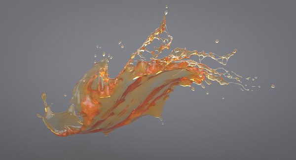 3D abstract splash - TurboSquid 1384465