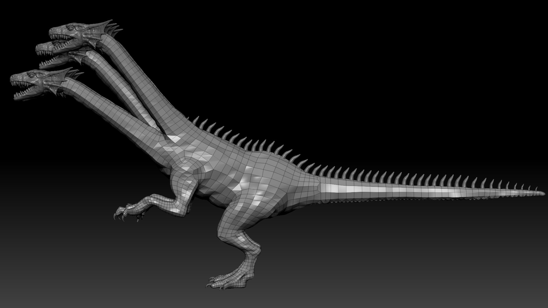 Hydra High Quality Sculpt 3D Model - TurboSquid 1848397