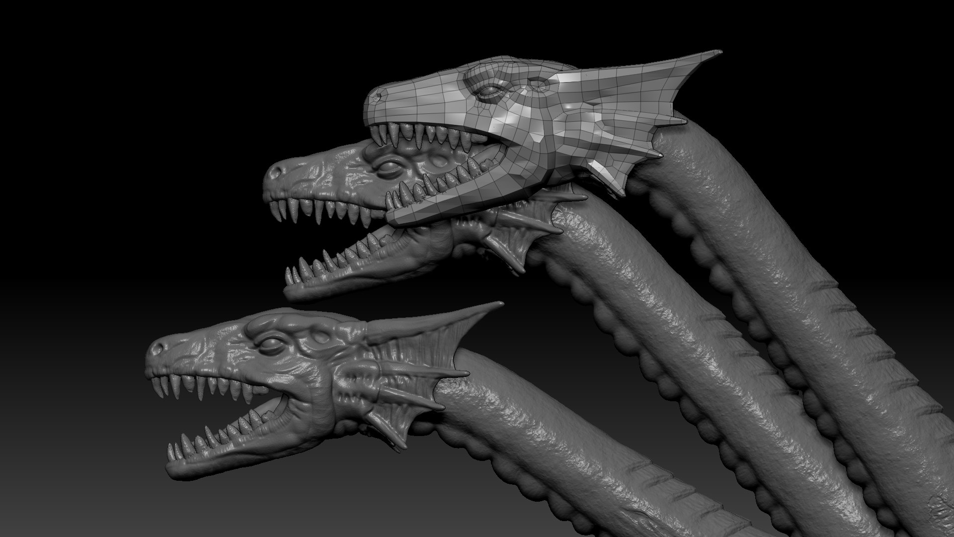 Hydra High Quality Sculpt 3D Model - TurboSquid 1848397