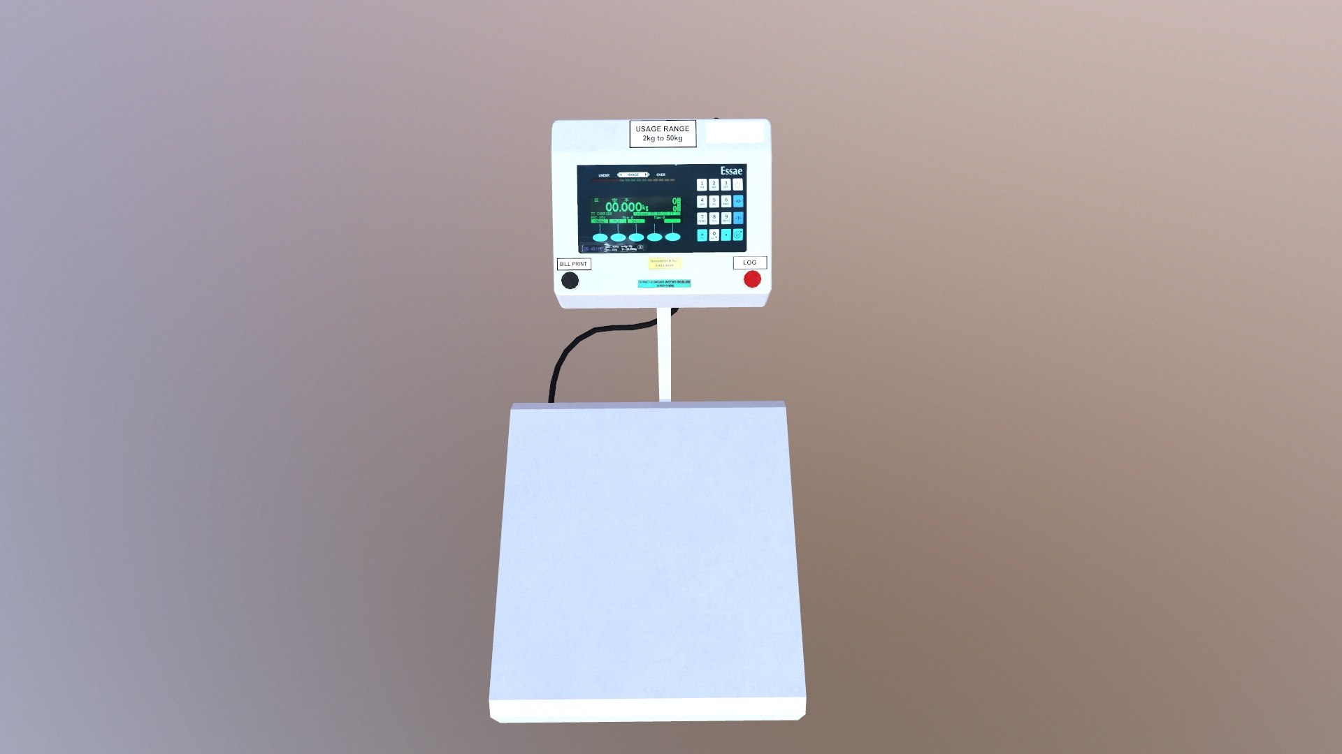 Weighing Machine 3D Model - TurboSquid 2323119