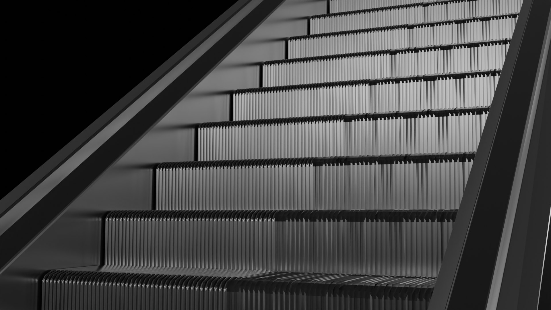 Escalator 3D Model - TurboSquid 1980343