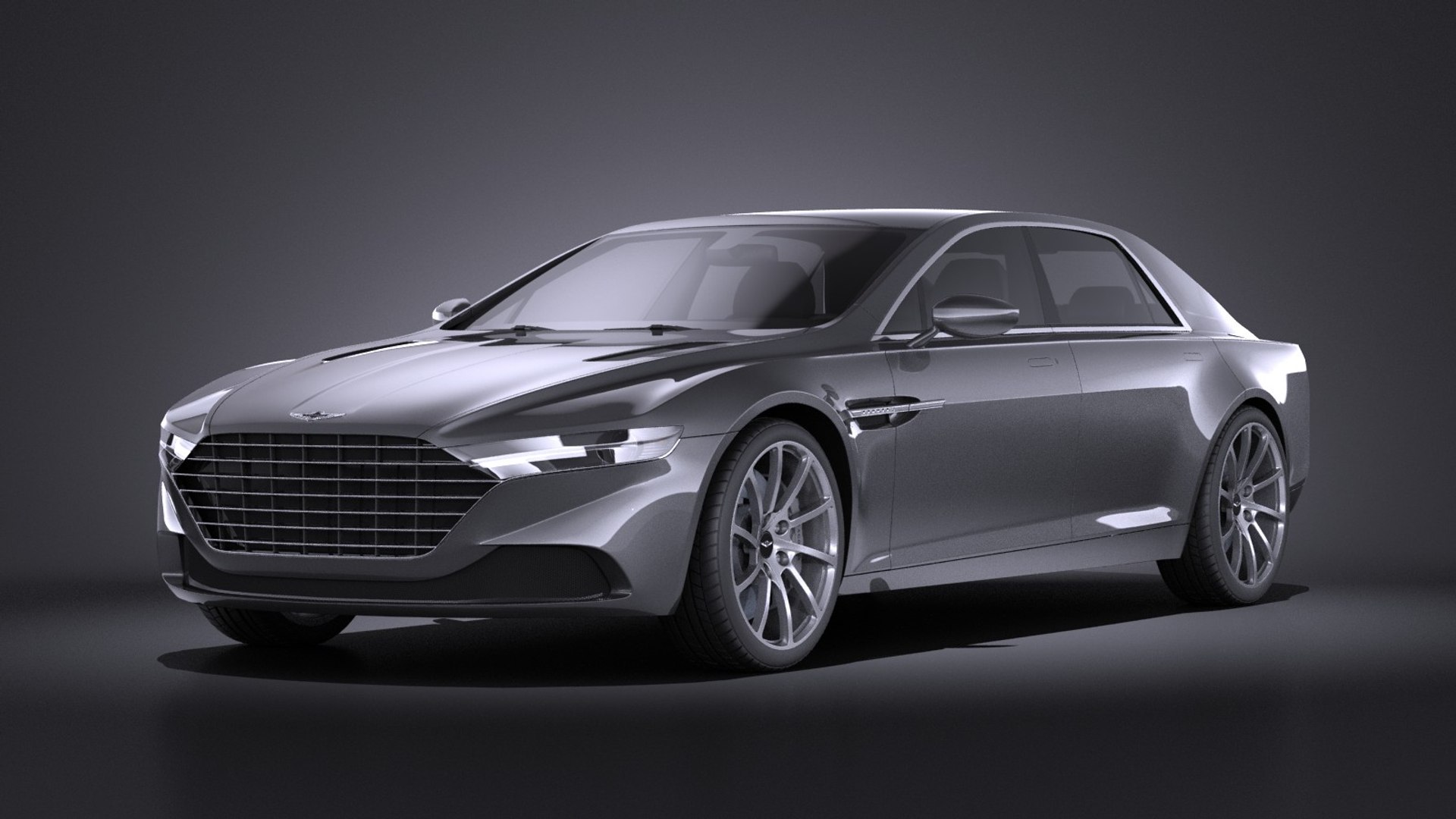 2016 Aston Martin 3d Model