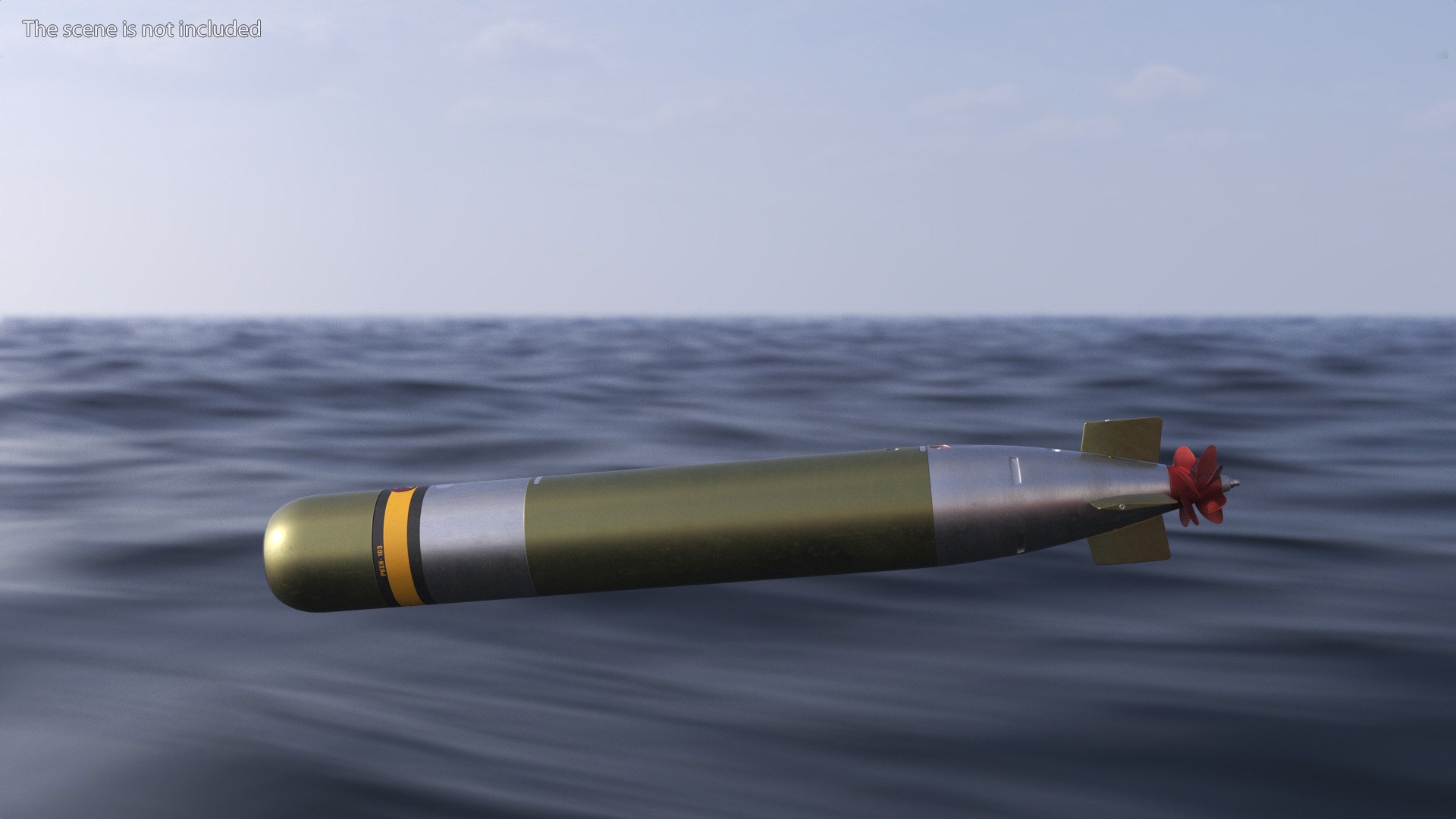 Submarine Torpedo Mark 46 And Launch System Mark 32 Model - TurboSquid ...