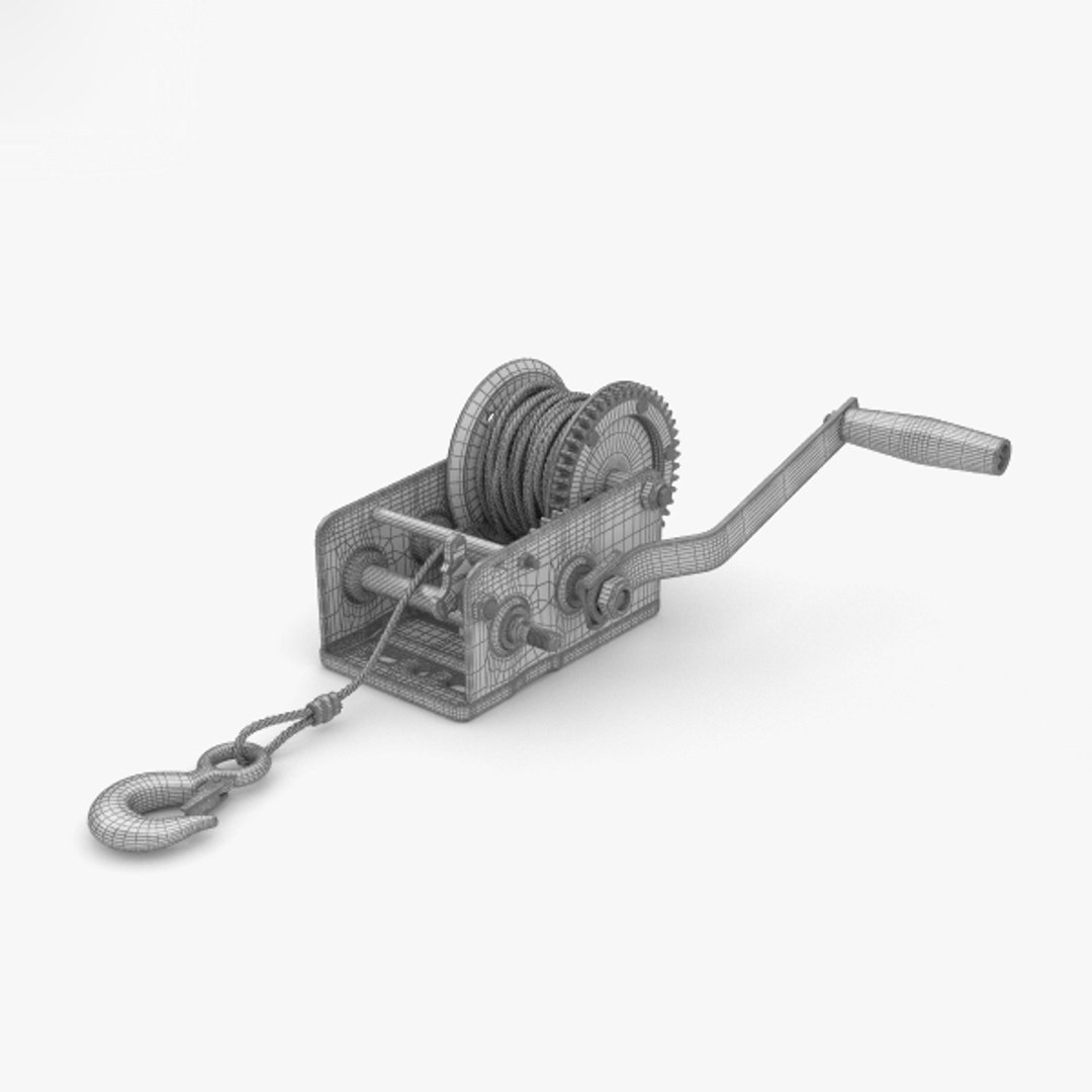 Hand Winch 3D Model - TurboSquid 1416528