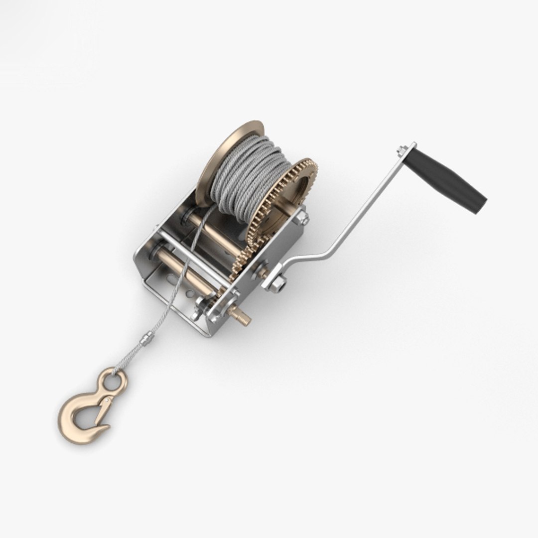 Hand Winch 3D Model - TurboSquid 1416528