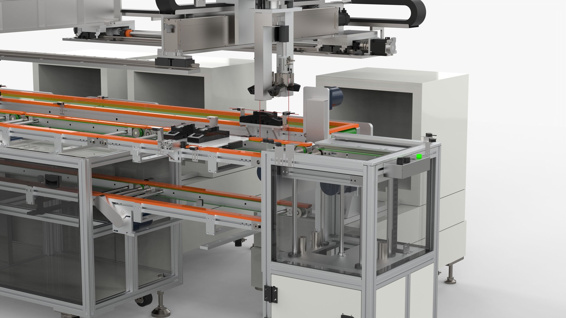 Automatic Telephone Assembly Line 3D Model - TurboSquid 1960138