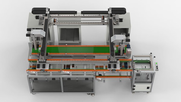 modelo 3d Automatic Telephone Assembly Line - TurboSquid 1960138