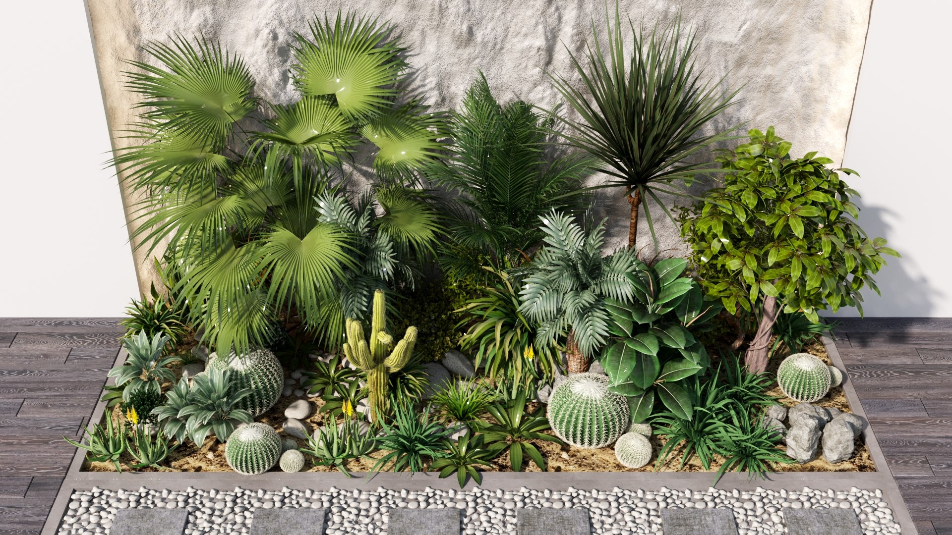 Exterior Plant Set 01 3D Model - TurboSquid 2119999