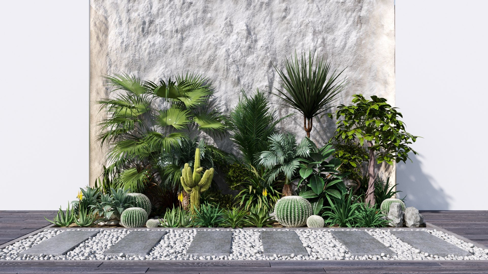 Exterior Plant Set 01 3D Model - TurboSquid 2119999
