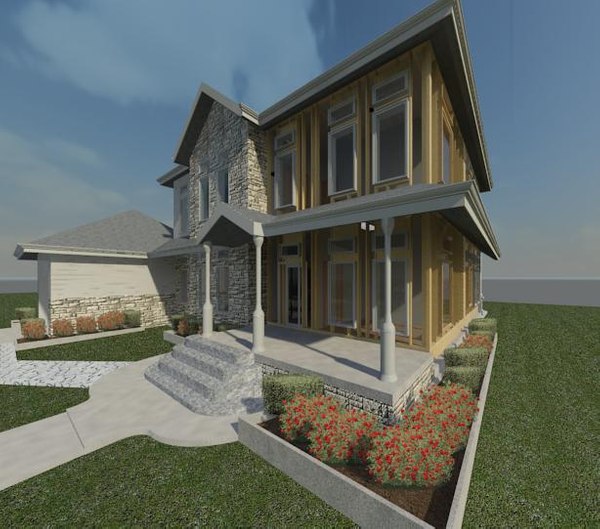 Building Revit Family filament light Edison