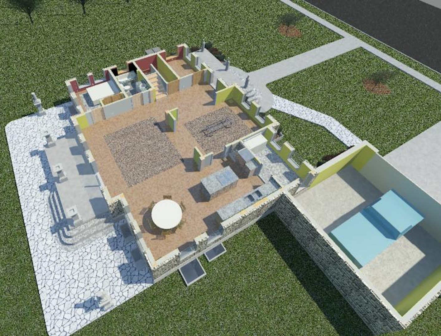 3d Revit Bedroom Modern Colonial Model