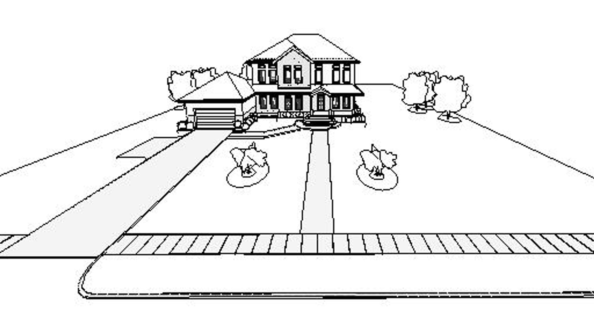 3d revit bedroom modern colonial model