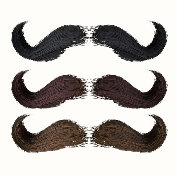 Moustache 3D Models for Download | TurboSquid