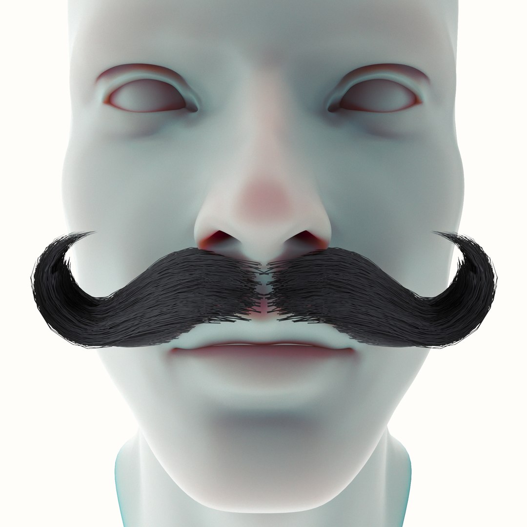 Mustache 3D Model - TurboSquid 1426162
