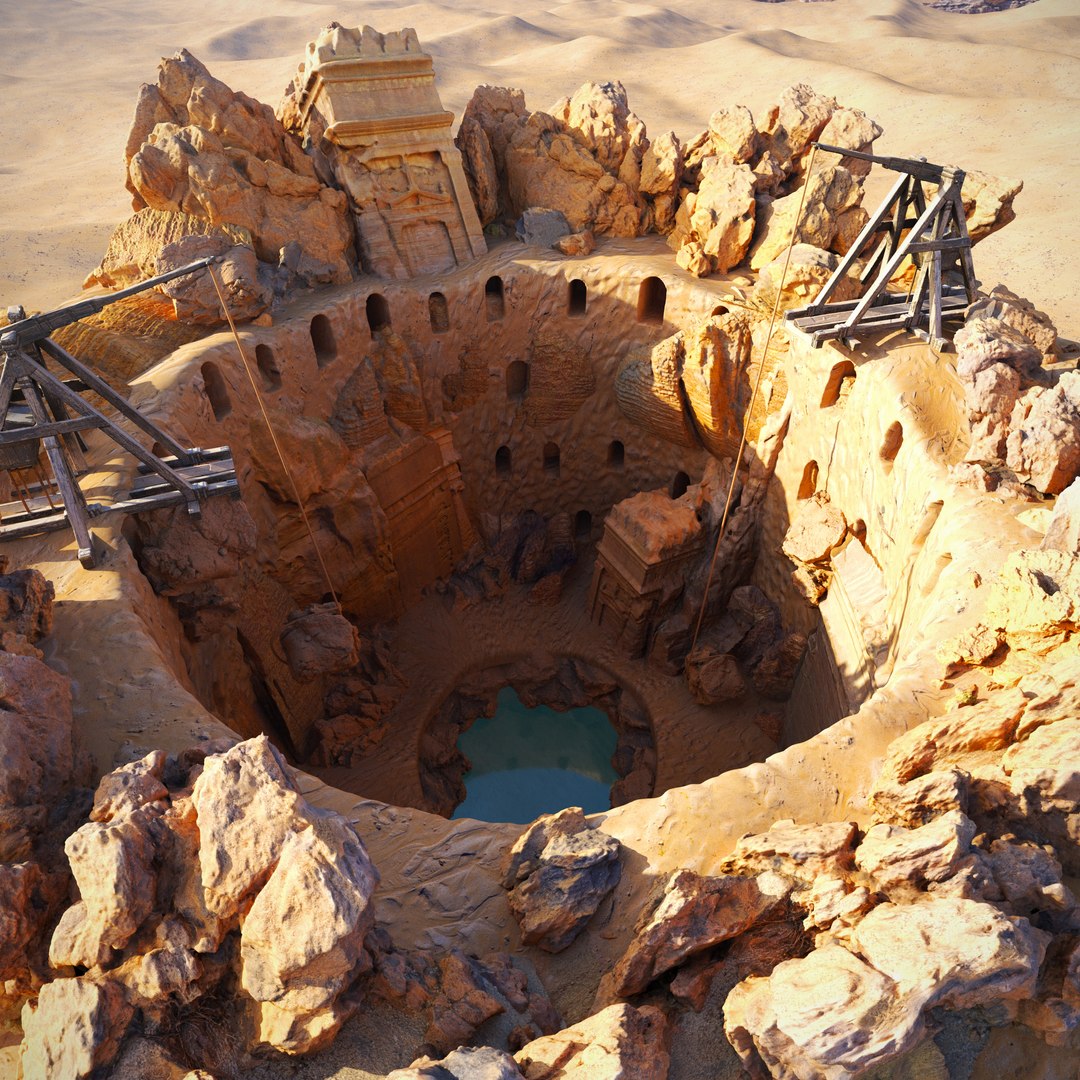 3D Ancient Mine Model - TurboSquid 2106068