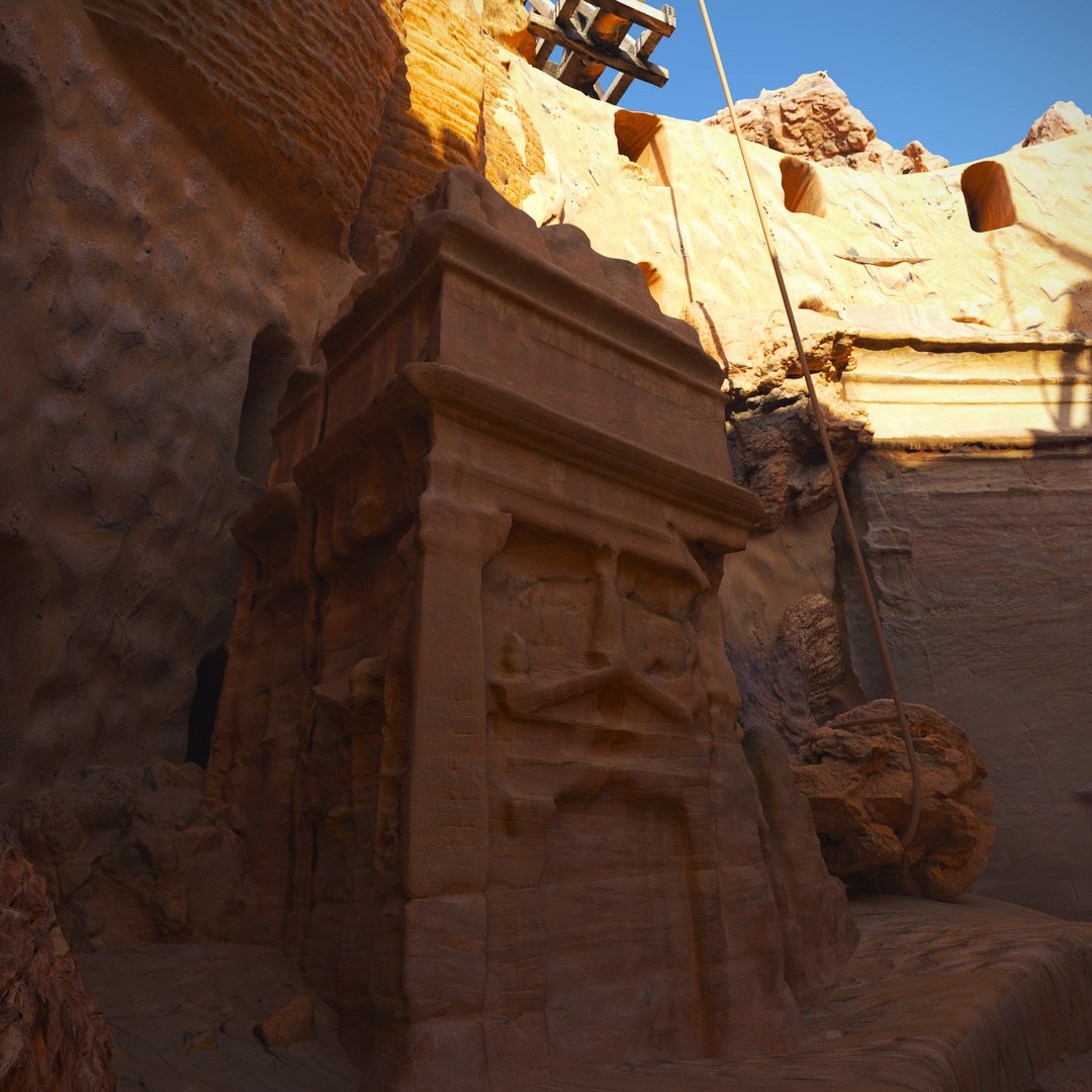 3D Ancient Mine Model - TurboSquid 2106068