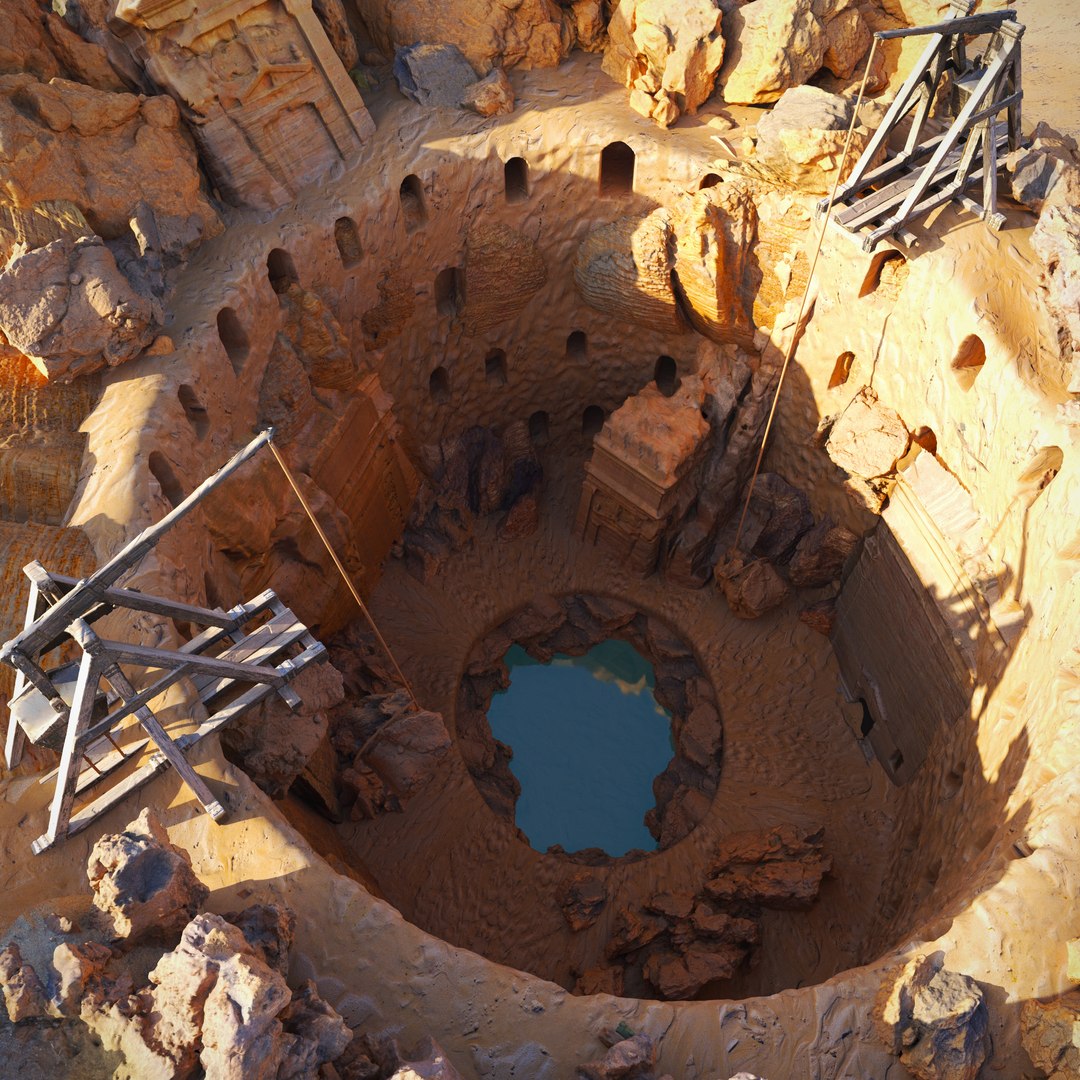 3D Ancient Mine Model - TurboSquid 2106068