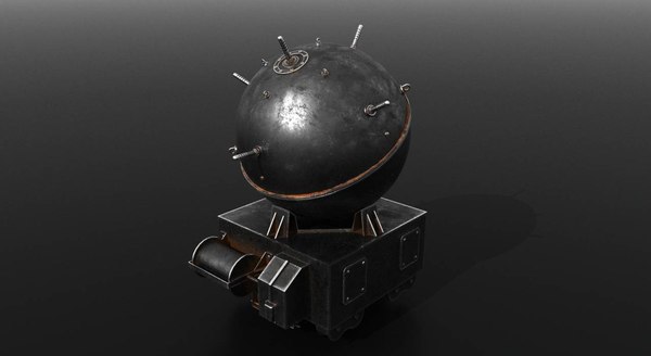 Low Poly Sea Mine 3D Models for Download | TurboSquid