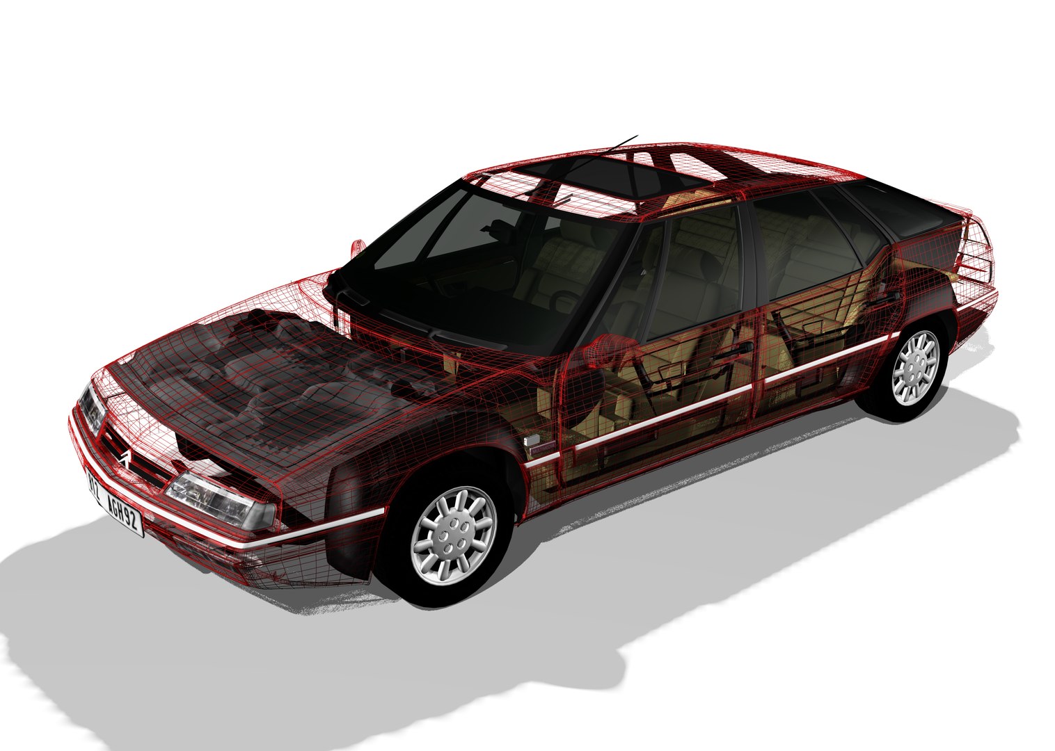 Citroen Xm 3D Model - TurboSquid 1239469