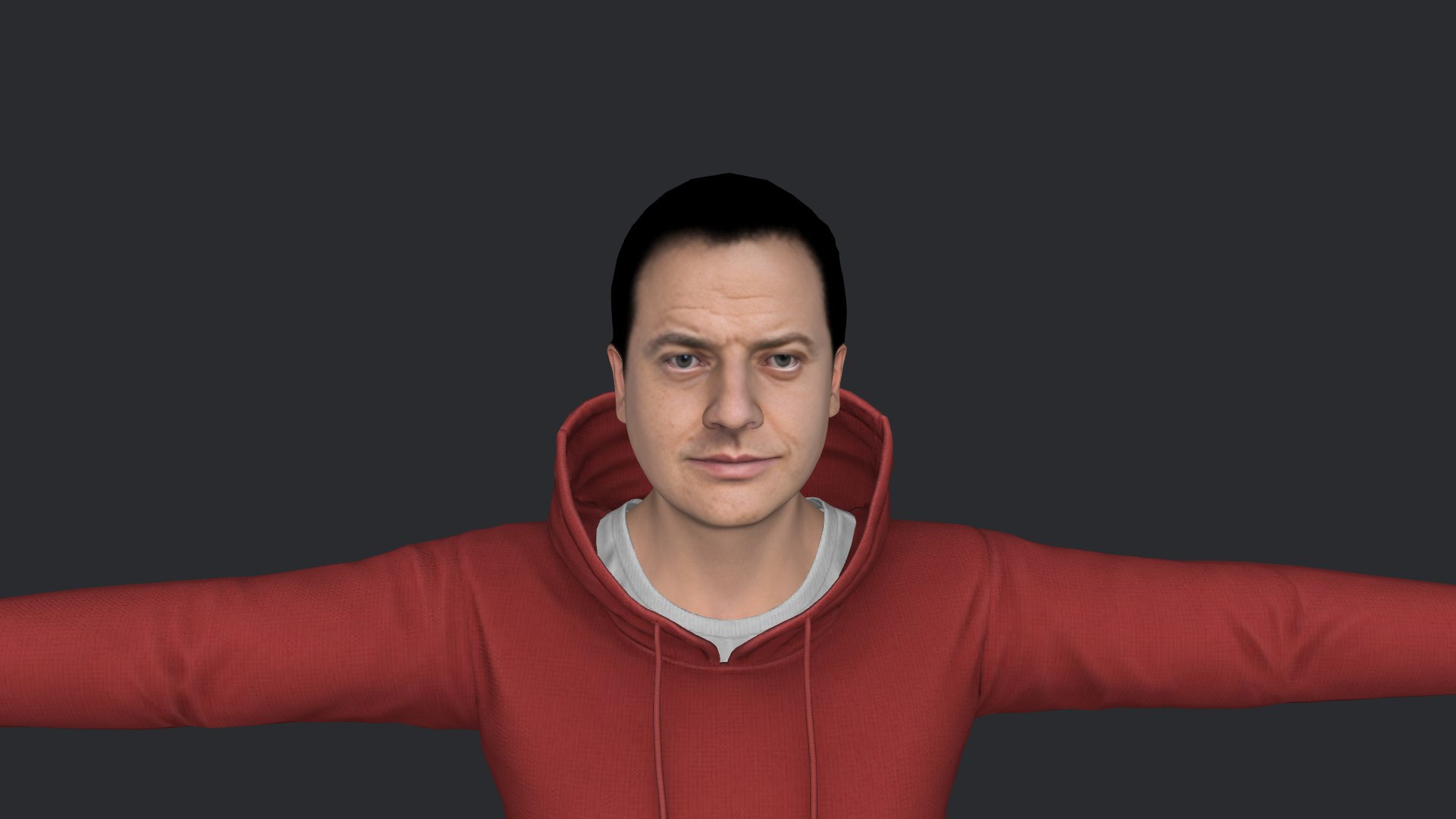 3D Model Brendan Fraser Hyper Realistic Full Body Fully Rigged 3D ...