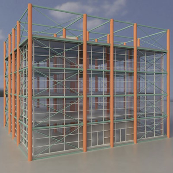 3d building structure