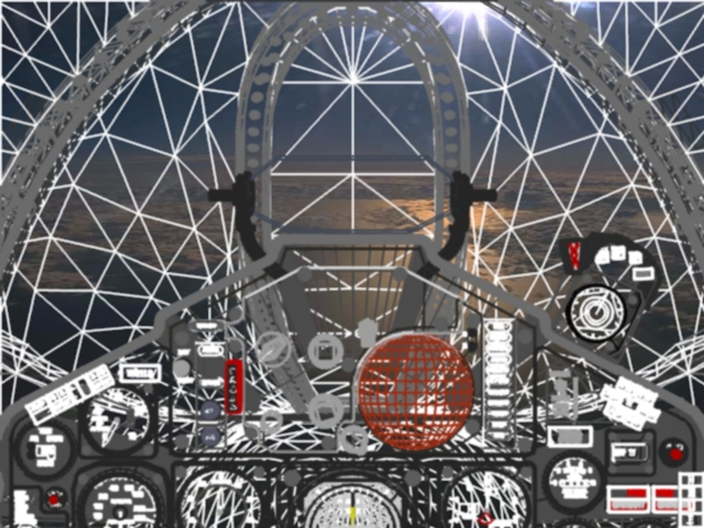 F4 Phantom Fighter Cockpit 3d Model