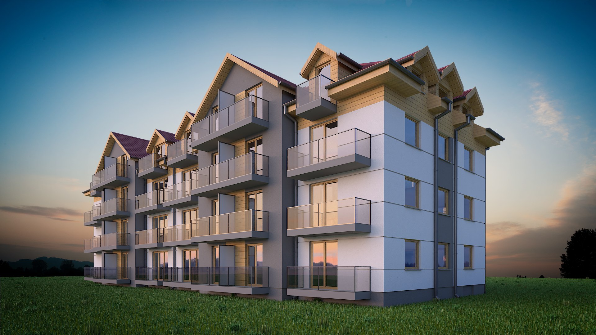 3D Building 02 House Model - TurboSquid 1204034