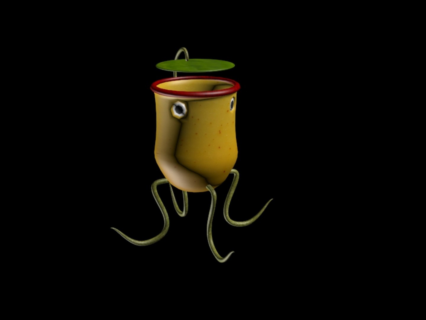 3d 3ds pitcher plant monster