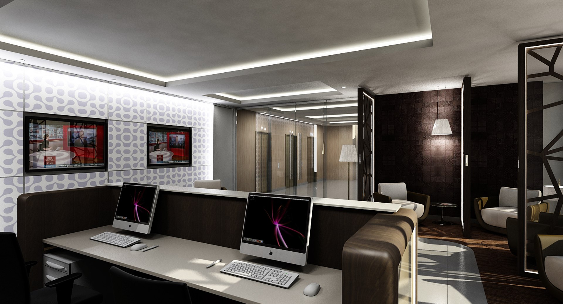 3d Interior Office Model