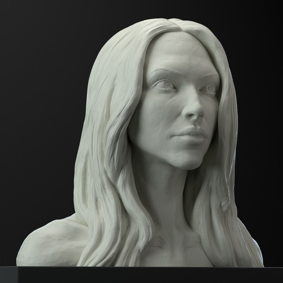 Female Head Sculpt Model - TurboSquid 1474864